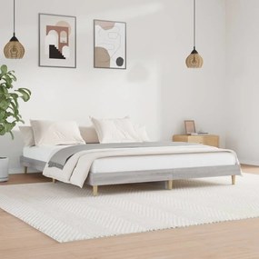 vidaXL Rám postele 120 x 200 cm kompozitní dřevo [832047] Barva: šedá sonoma