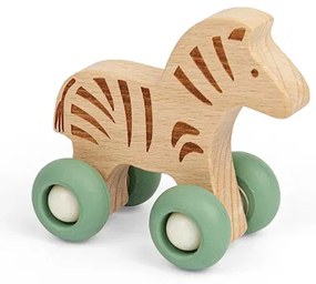 Bigjigs Toys Zvířátko na kolečkách Safari Zebra