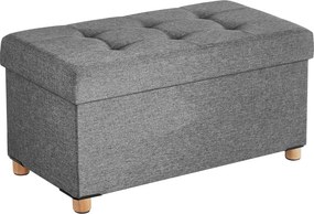 XXXLutz SEDACÍ BOX, textil, kompozitní dřevo, 76/40/38 cm - Taburety - 002543037505