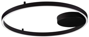 LED stmívatelné černé designové stropní svítidlo Hedra 60W