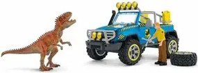 Schleich Terénní vůz s venkovním výběhem pro dinosaura / od 3 let