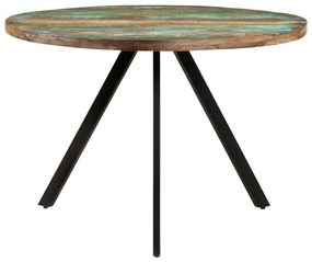 vidaXL Jídelní stůl 110 x 75 cm masivní recyklované dřevo [338477]