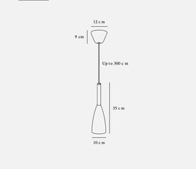 Nordlux Závěsné svítidlo Pure Velikost: 100 mm, Barva: Černá