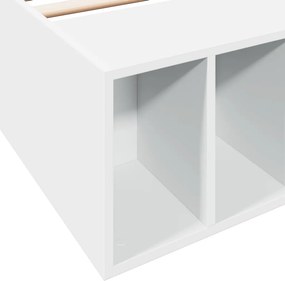 Rám postele bílý 75 x 190 cm kompozitní dřevo 3280622
