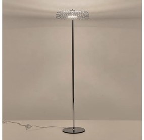 Eurolamp LED Stojací lampa PERFORATO LED/10W/230V 3000K lesklý chrom 144-15075
