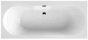 Villeroy & Boch Oberon 2.0 - Vana 180x80x47 cm, Quaryl, bílá UBQ180OBR2DV-01