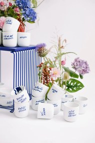 Bella Rose Porcelánový hrnek Najlepšia mama 270 ml (SK), bílá barva, porcelán