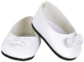 Petitcollin Balerínky s mašličkou bílé (pro panenku 39-48 cm)