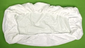 Kaarsgaren Nepropustné prostěradlo 180x200cm bílé froté bavlna