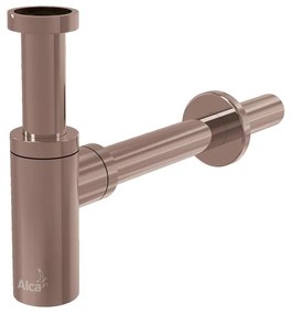 Alca - Designový sifon, matný kartáčovaný red gold A400-RG-B