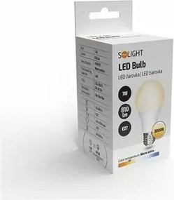Solight WZ504-2 LED žárovka E27 7W / E / Patice E27 / 3000K / 7W / 810