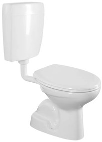 CREAVIT CREAVIT, WC kombi, dvoutlačítko 4,5/6l, spodní odpad, bílá, TP3406