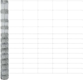 Svařované drátěné ploty s hroty 25 x 1,5 m Pozinkovaná ocel 3351436