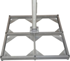 Doppler GOLIATH zahradní slunečník 500 x 500 cm červená