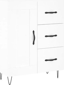 Skříň highboard bílá 69,5 x 34 x 180 cm kompozitní dřevo 3200033