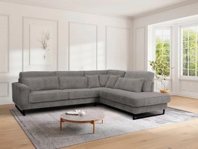 XXXLutz ROHOVÁ SEDAČKA, textil, kompozitní dřevo, šedá MID.YOU - Sedací soupravy - 000694010014