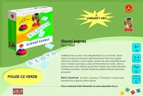 Alexander Slovní expres / počet hráčů: 2-4 / od 8 let