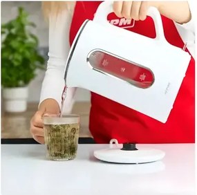 MPM MCZ-126/B bílá / Rychlovarná konvice / 1,5 l / plastová