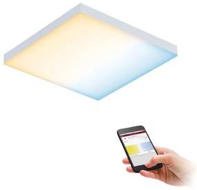 Paulmann 79824 Velora, subtilní stropní LED panel bez rámečku, 8,5W LED 2700-6500K ZigBee, 22,5x22,5cm