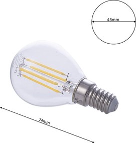 LED žárovka FILA 01 teplá bílá