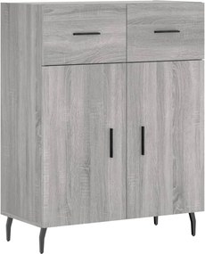 Skříň highboard šedá sonoma 69,5 x 34 x 180 cm kompozitní dřevo 3198551