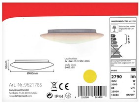 Lindby Lindby - LED Stmívatelné stropní svítidlo TOAN IP44 LW1154