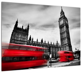 Obraz - Londýnské Houses of Parliament (70x50 cm)