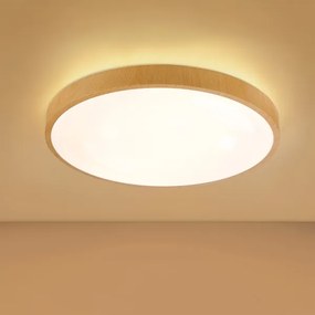 Brilagi-LED Stmívat. svítidlo GLASS POOL DOUBLE LED/60W/230V 50 cm dek. dřeva+DO