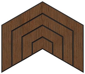 Frézovaný panel Dome wenge MDF