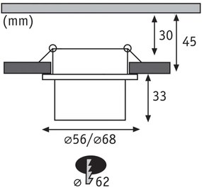Paulmann 93379 - SADA 3xLED/6W IP44 Stmívatelné koupelnové svítidlo GIL 230V
