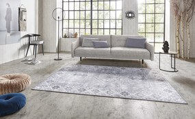 Nouristan - Hanse Home koberce Kusový koberec Asmar 104011 Graphite/Grey ROZMĚR: 200x290