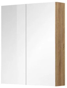 Mereo Mereo, Aira, koupelnová galerka 60 cm nebo 80 cm, zrcadlová skříňka, 2x dveře, CN716GR