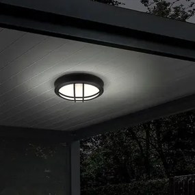 Solight WO753 LED venkovní osvětlení kulaté s mřížkou / 13W / 910lm /