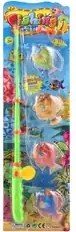 TEDDIES Hra Rybář magnetická / Společenská hra / 4 rybičky / prut 44 c