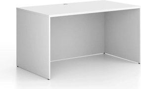 Kancelářský psací stůl FRAME, 140x80 cm, bílá