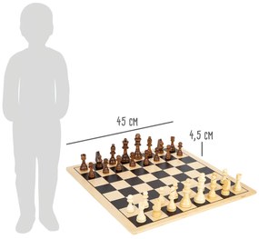 small foot Šachy a dáma XL