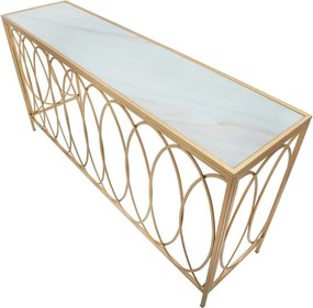 Designová konzole Wahponjea 160 cm zlatá