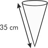 TESCOMA Zdobicí sáček DELÍCIA 35 cm, plátěný, 6 trysek
