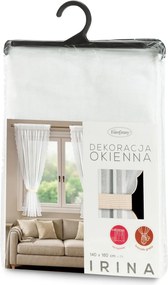 ZÁCLONA NA PÁSCE IRINA 140X180 CM BÉŽOVÁ