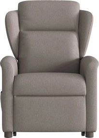 Zvedací polohovací křeslo taupe textil 3303141