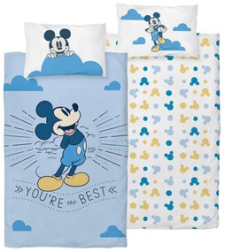 Dětské povlečení do postýlky Mickey Mouse Jsi Nejlepší, 100 x 135 cm, 40 x 60 cm