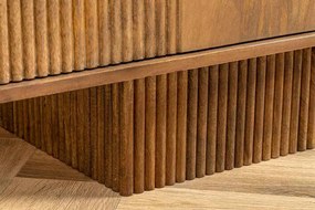 Designový TV stolek Movement 200 cm hnědé mango