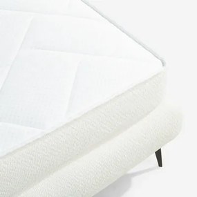 Postel boxspring VALO bílá 140x200