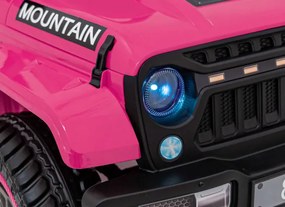 Elektrické autíčko Off Road MOUNTAIN růžové