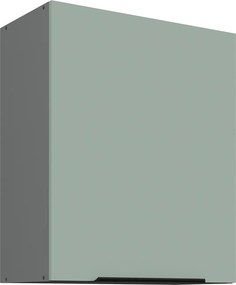 ARIA sa | horní skříňka 60 G-72 1F policová | 60 cm | ANTI FINGERPRINT povrch | antracit/aquamarine