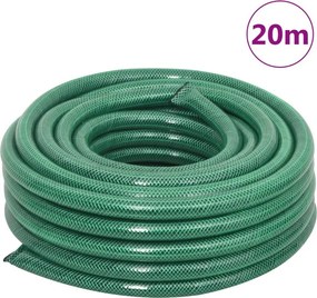 vidaXL Zahradní hadice se sadou koncovek zelená 0,75" 20 m PVC [154380]