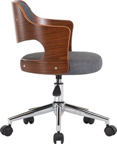 vidaXL Otočné jídelní židle 6 ks ohýbané dřevo a umělá kůže [3054937] Barva: krémová
