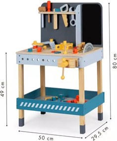 Dětská dřevěná dílna s nářadím | + 47 doplňků