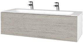 Dřevojas Koupelnová skříň VARIANTE SZZ 120 Varianta: N01 Bílá lesk / M01 Bílá mat