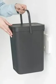Brabantia Sort  Go Odpadkový koš 12 L tmavě šedá / 20 x 35.1 x 24.9 cm